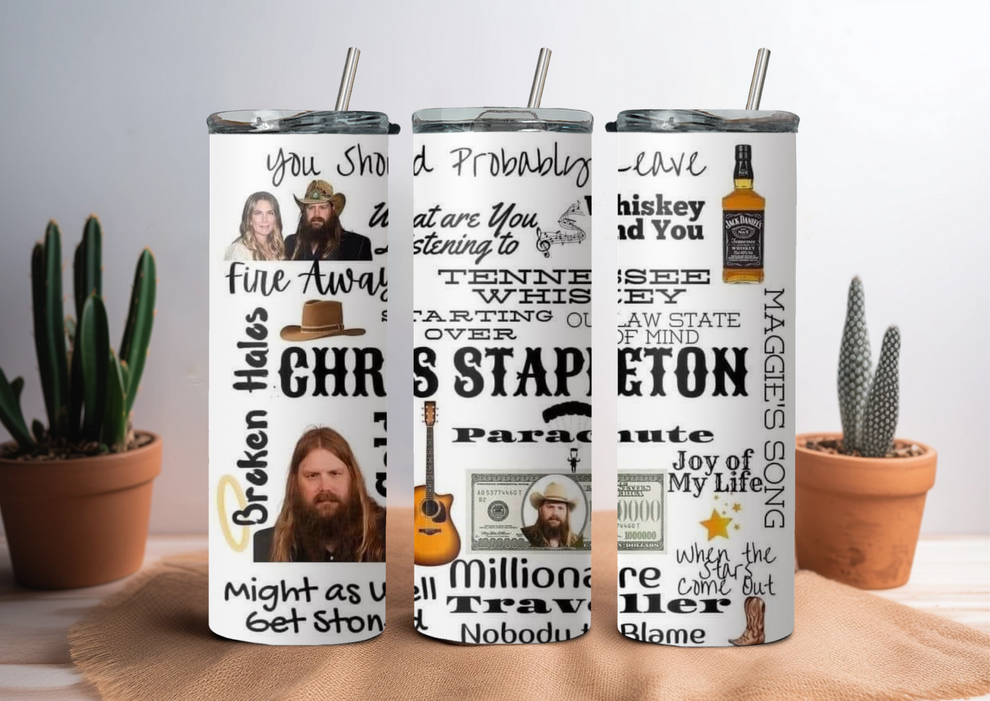 Chris Stapleton Tumbler – Forever Events - Personalised Gifts
