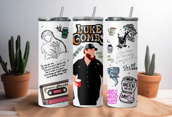 Luke Combs Tumbler – Forever Events - Personalised Gifts