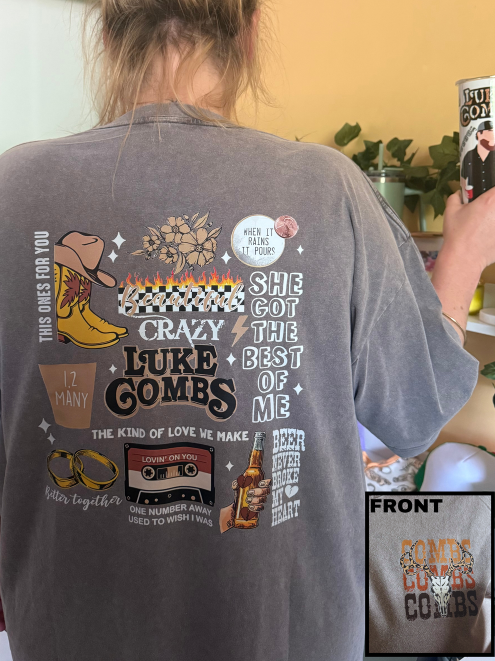 Vintage style Luke Combs T-Shirt – Forever Events - Personalised Gifts